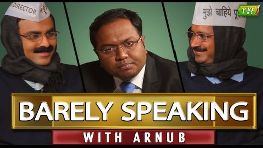 Arvind Kejriwal attends TVF Interview with Arnub and his Lookalike